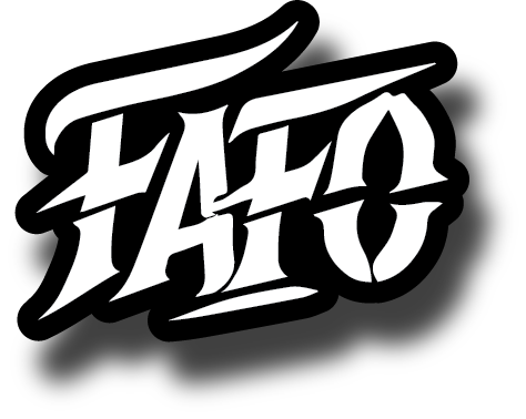 FAFO text sticker – theDeVille